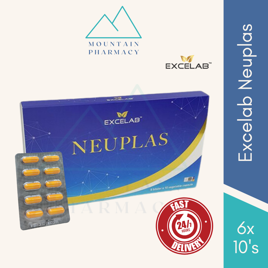 Excelab Neuplas Capsule (6x10's/box) *saraf | kebas-kebas | nerves ...