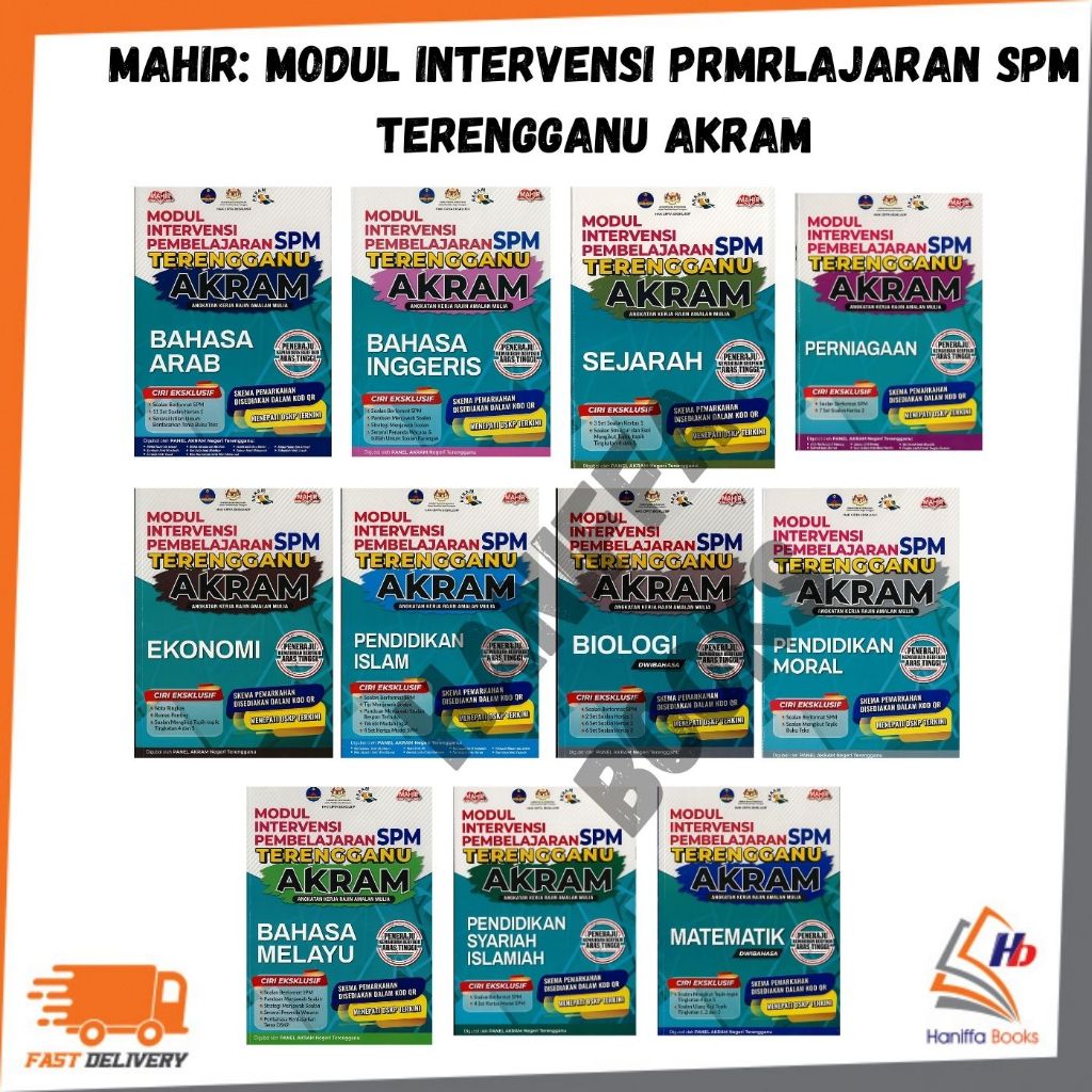 MAHIR: MODUL INTERVENSI PEMBELAJARAN SPM TERENGGANU AKRAM (SPM) | Shopee Malaysia
