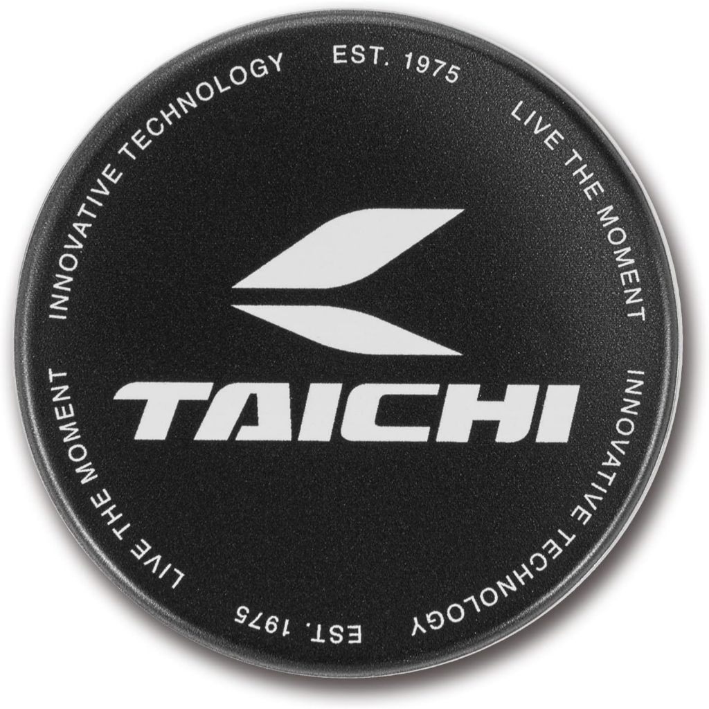 RS TAICHI Logo Motorcycle Car Round 3D Urethane 2.0 x 2.0 inches (50 x ...