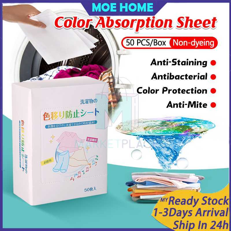 50pcs Anti Dye Paper Sheet Mix Color Proof Absorption Sheet Anti Dyed ...