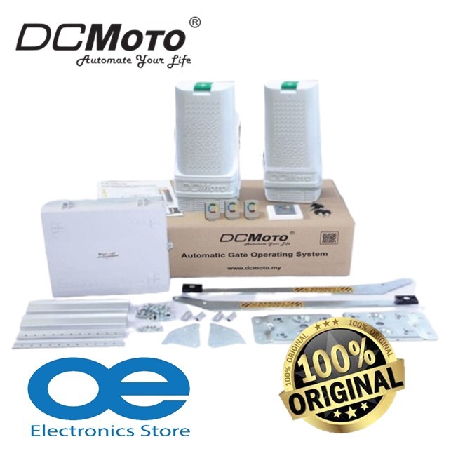 DCMOTO GFM925W Auto Gate Set c/w 12V 7.2AH Battery ( Swing / Fold ...