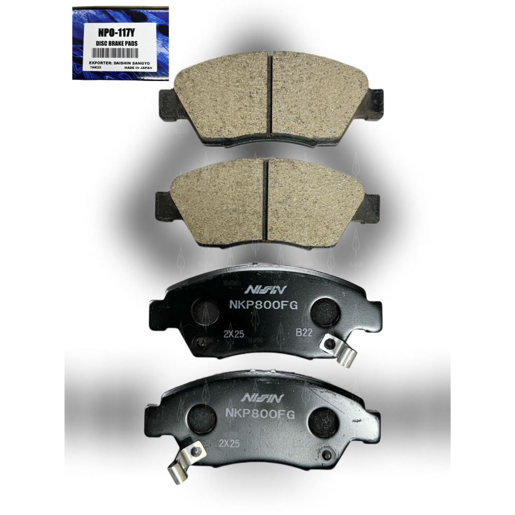 HONDA CITY TMO/T9A/JAZZ GK T5A FRONT BRAKE PAD(ALAS BREK DEPAN)(W/O ...