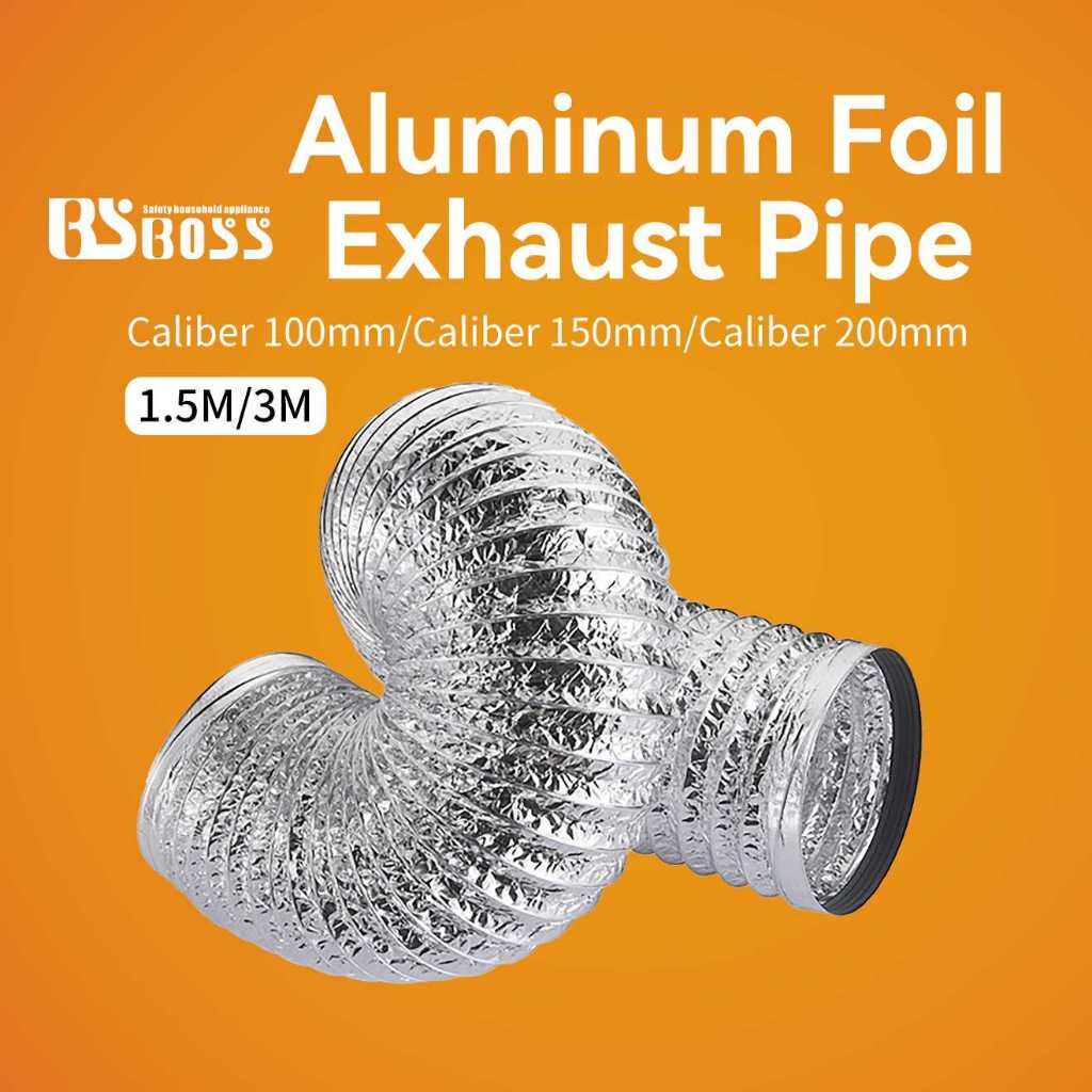BSBOSS Range Hood Aluminium Foil Tube Exhaust Ventilation Expansion ...