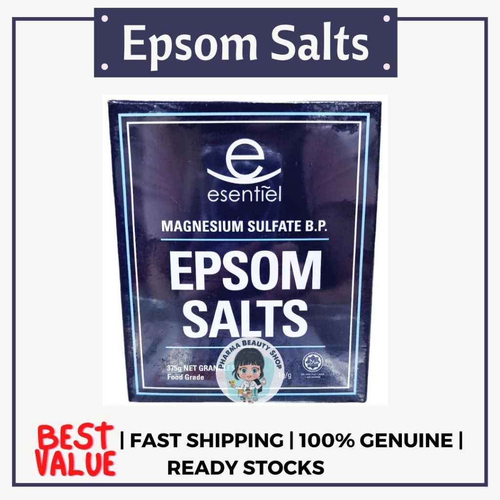 Esentiel Magnesium Sulfate B.P. Epsom Salts 375g | Shopee Malaysia