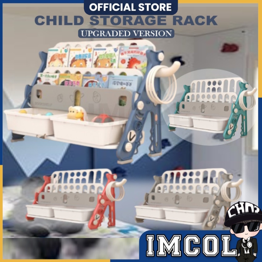 Multiple Sizes Shark Design Child Storage Rack Children Storage Toy ...
