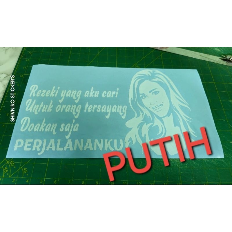 DOAKAN PERJALANAN KU, STICKER REZEKI JALANAN, STICKER LORI,STICKER ...