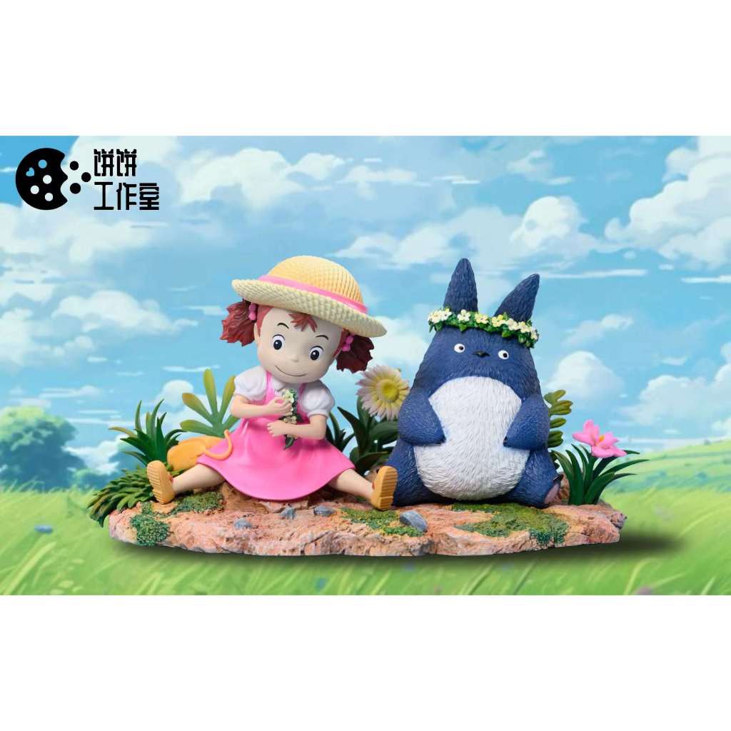 Bing Bing Studio - Hayao Miyazaki - Mei & Little Totoro Resin Statue GK ...