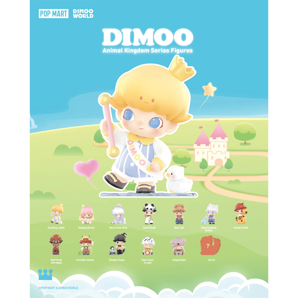 POP MART Dimoo Animal Kingdom Series - Penguin, Polar Bear, Giraffe ...