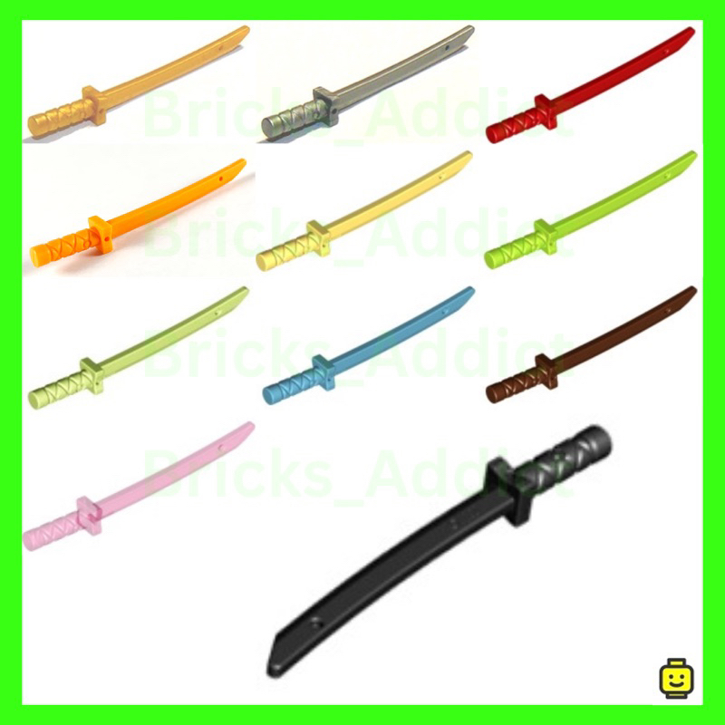 LEGO PARTS (GENUINE)21459 Minifigure Sword /Katana Square Guard with ...