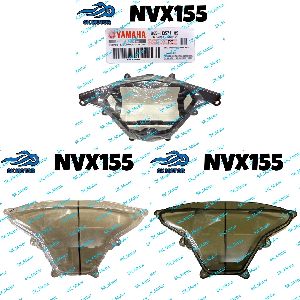 Yamaha NVX 155 V1 V2 Original Speedometer Upper Case Cover Meter Kaver ...