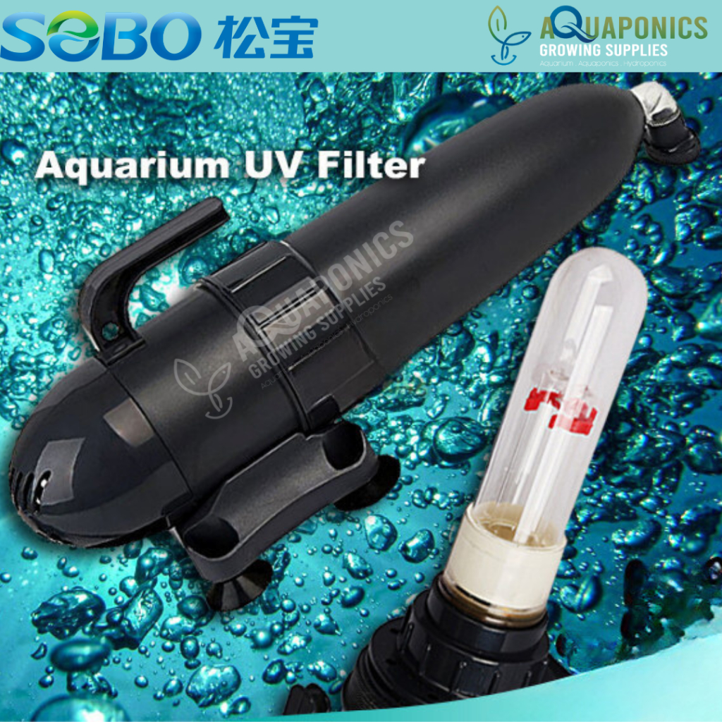 [NEW] SOBO Aquarium Fish Tank UV Light Filter 9W UV-009 Aquarium Water ...