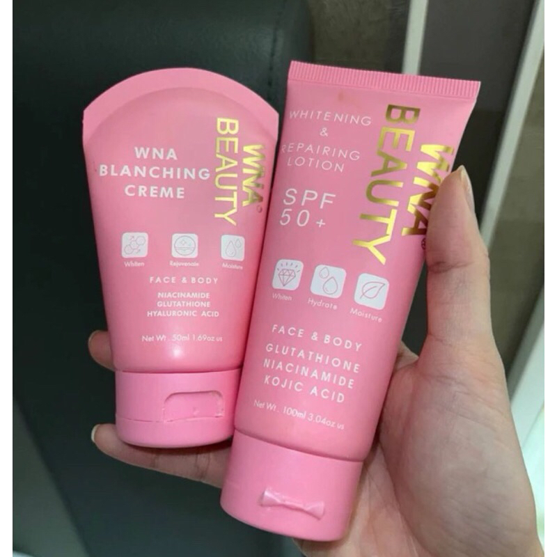 💯𝗢𝗥𝗜𝗚𝗜𝗡𝗔𝗟💕WNA WHITENING & REPAIRING LOTION | WNA BOOSTER IBU SCRUB ...
