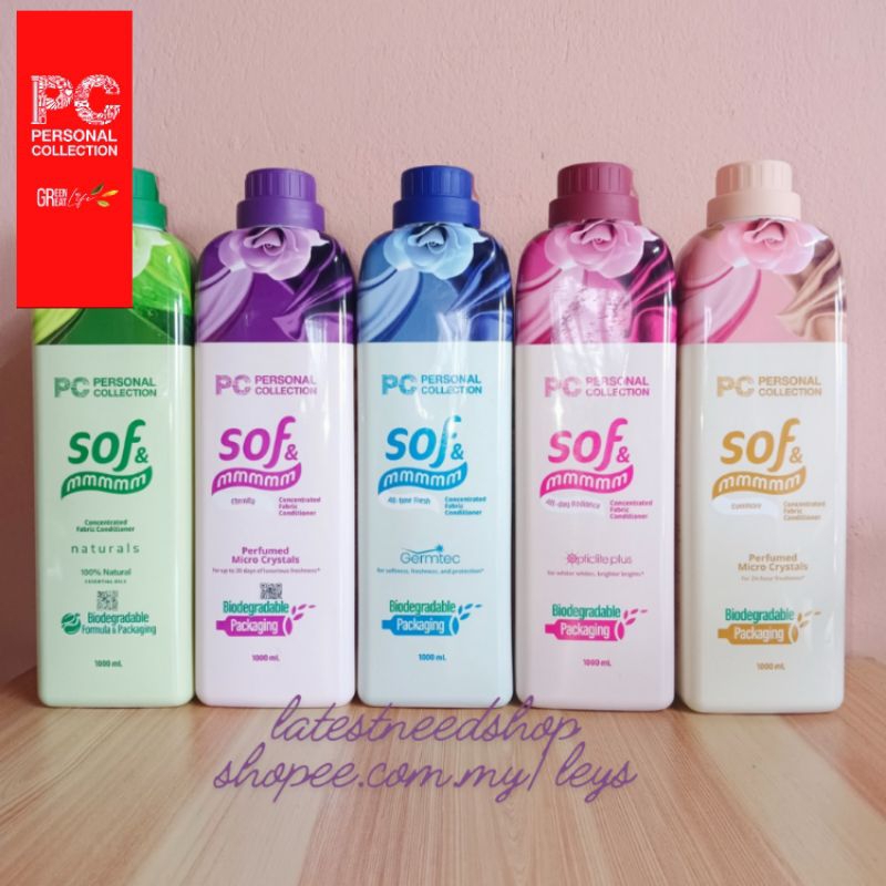 PEWANGI PAKAIAN 2X SOF & MMMMM..... CONCENTRATED FABRIC CONDITIONER 💥2 ...
