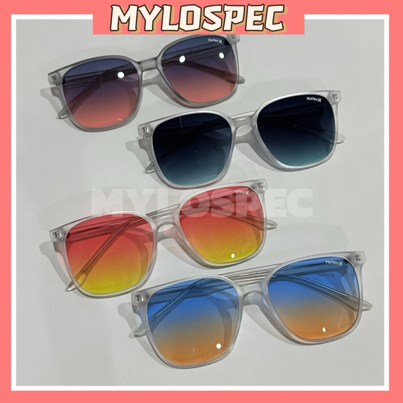 TRANSPARENT SPEC MATA Color viral two tone Hurley READY STOCK unisex ...
