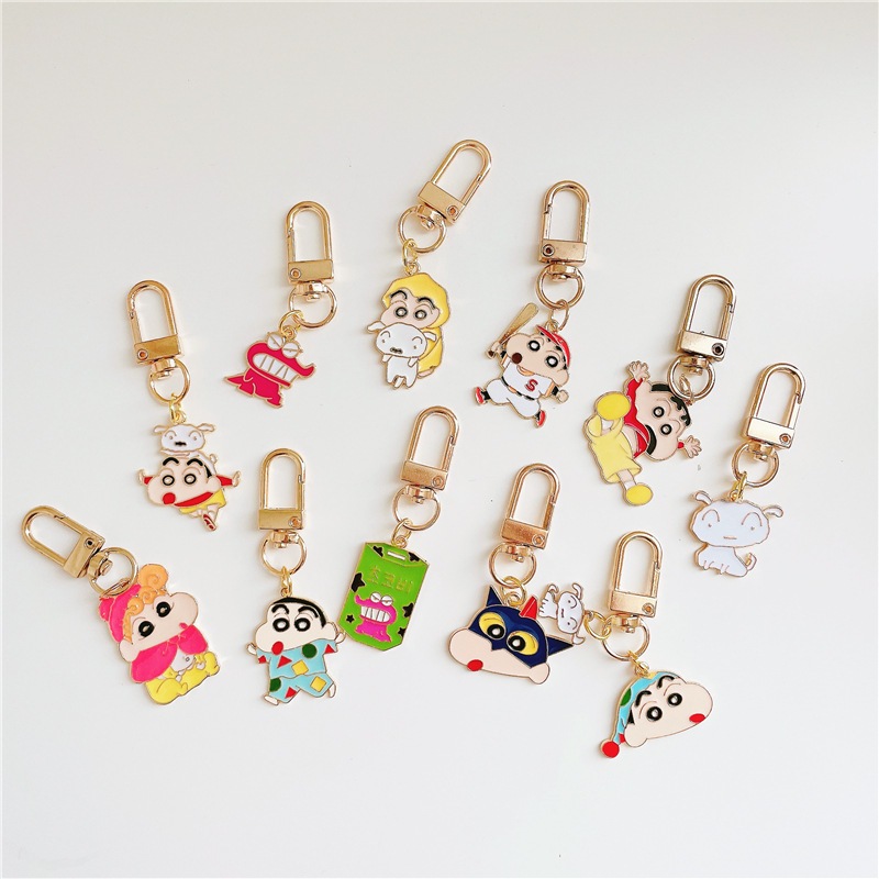 Crayon Shin-Chan Keychain Cartoon Bag Decoration 蜡笔小新钥匙扣 | Shopee Malaysia