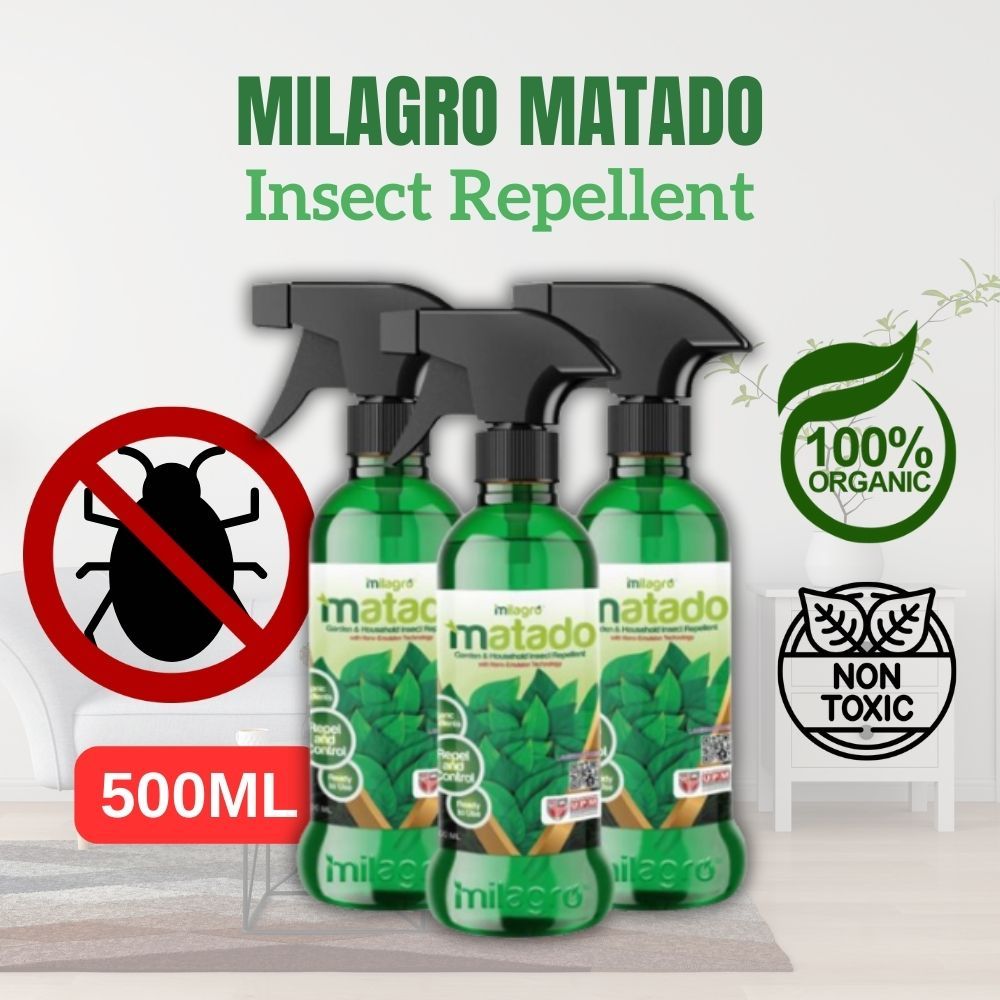 Pembasmi Serangga Matado 500ml Nyamuk Lipas Labah-labah Lalat Buah Anai ...