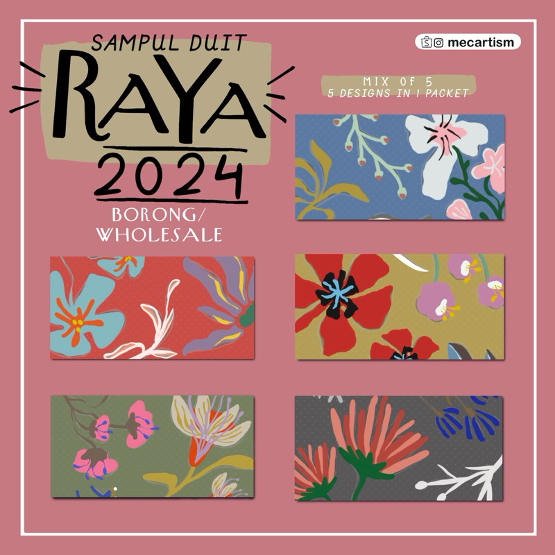 [ BORONG / WHOLESALE ] READY STOCK : - SAMPUL RAYA EXCLUSIVE DESIGN ...