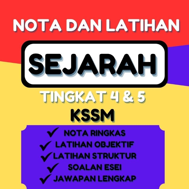 S7 PDF NOTA DAN LATIHAN SEJARAH SPM TINGKATAN 4 DAN 5 KSSM SEKOLAH ...