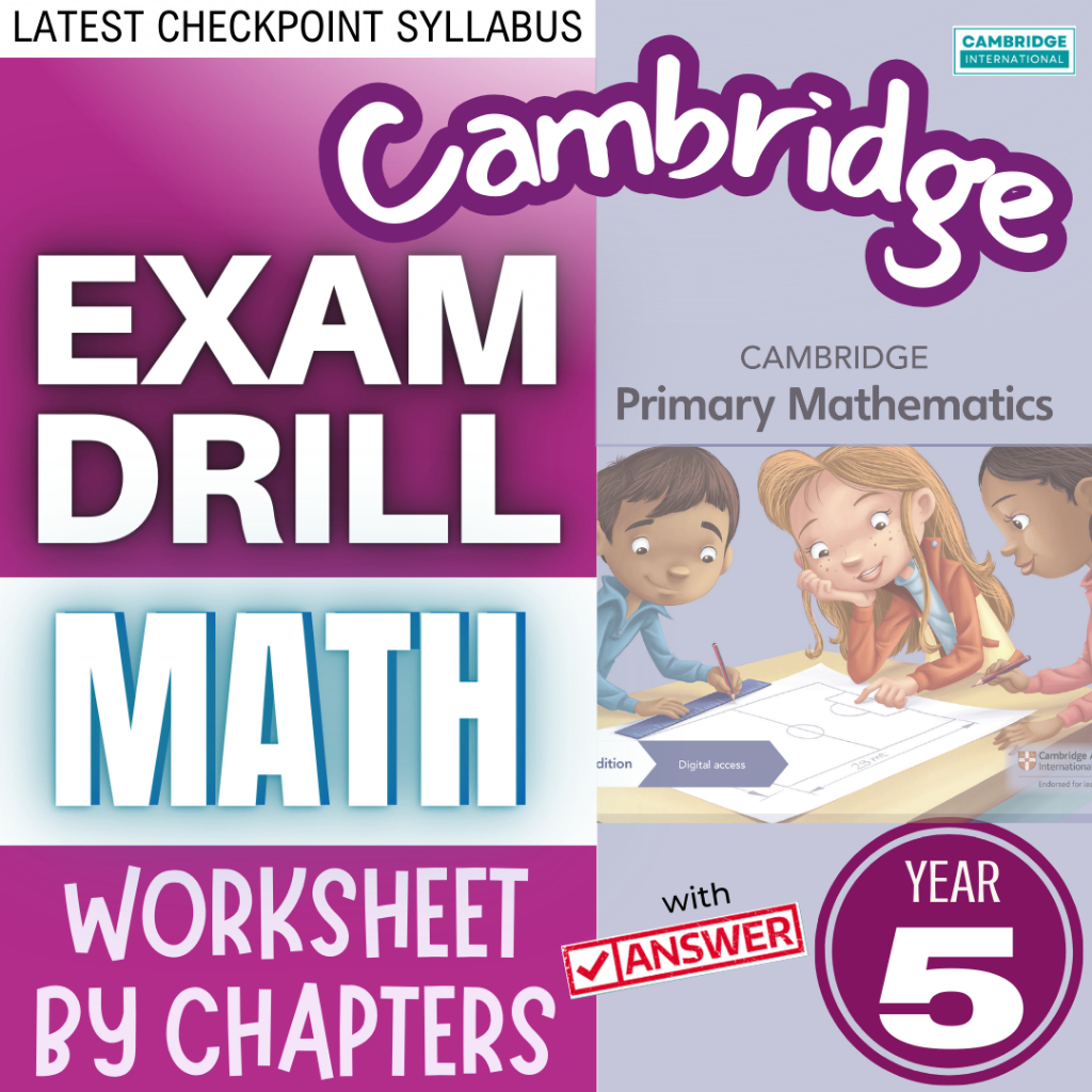 47C New Cambridge Primary Mathematics Exam Drill Worksheet by Chapter ...