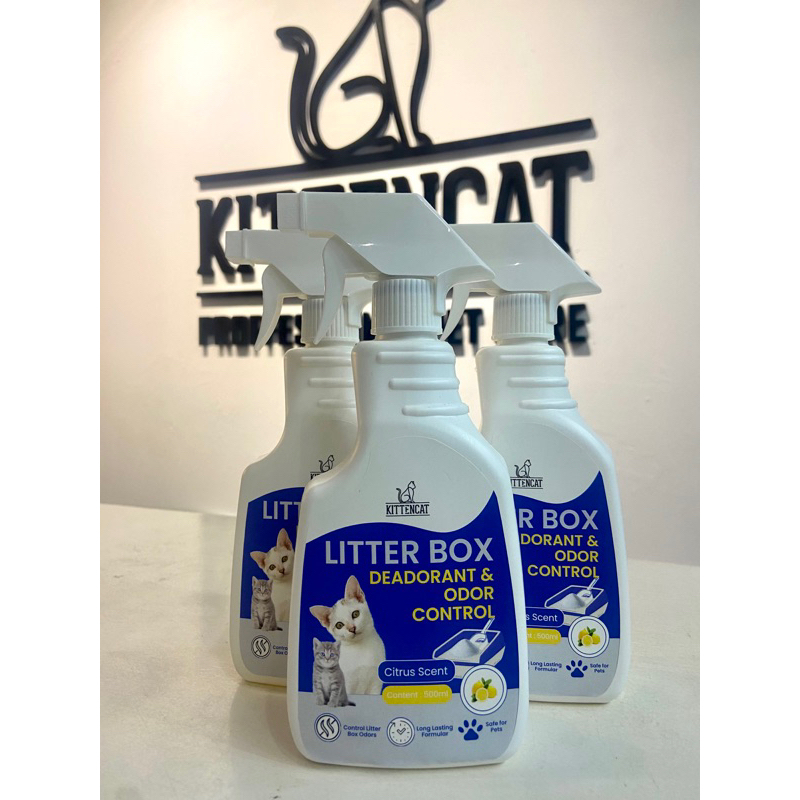 Kittencat Litter Box Deadorant & Odor lock spray 500ml | Shopee Malaysia