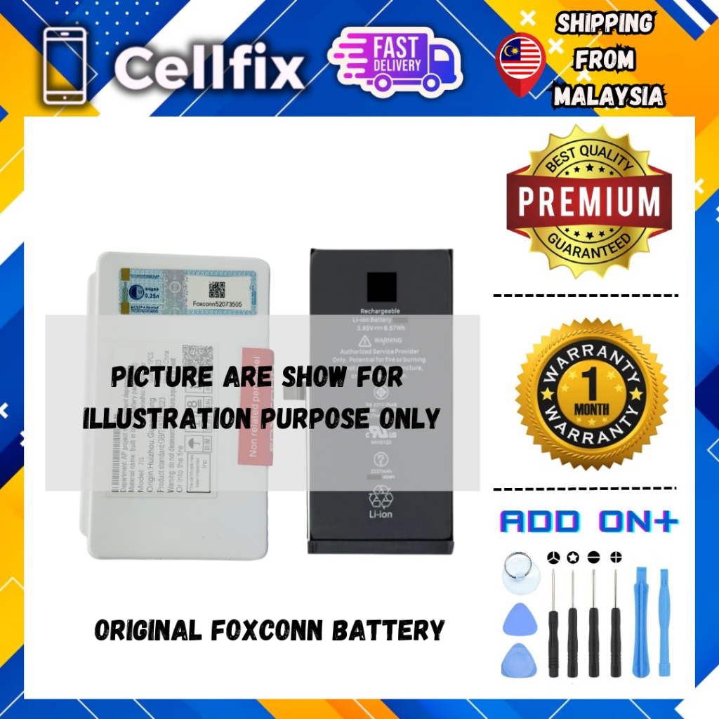 FOXCONN BATTERY FOR SE 6 6S PLUS 7 7 PLUS SE 2020 8 8 PLUS X XS MAX XR ...