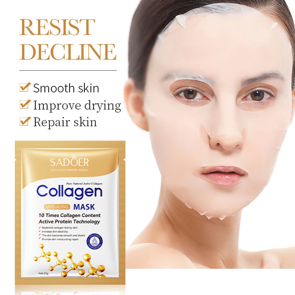 SADOER Collagen Mask Anti wrinkle Anti aging Brightening Whitening Skin ...