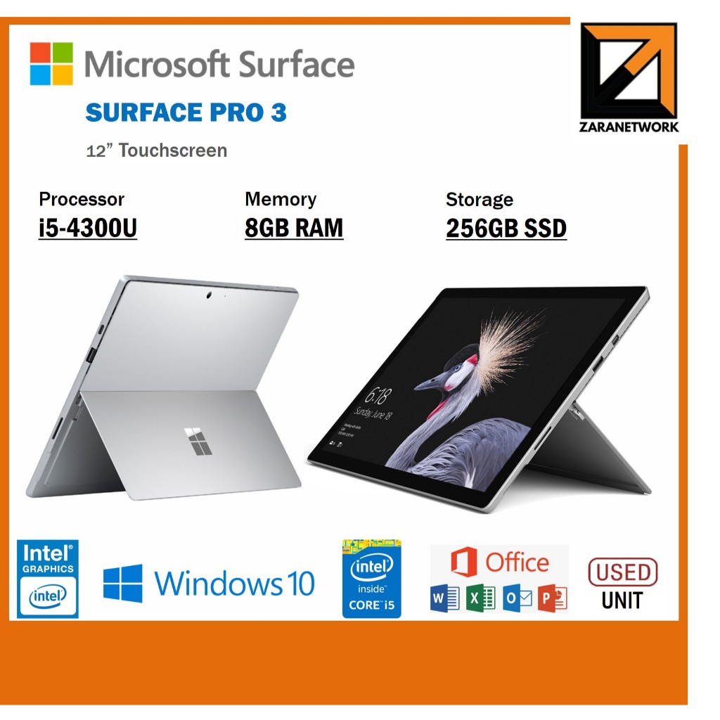 Microsoft Surface Pro 3/ Pro 4/Pro 5/Pro 6/Pro 7(1 YEAR WARRANTY T&C ...