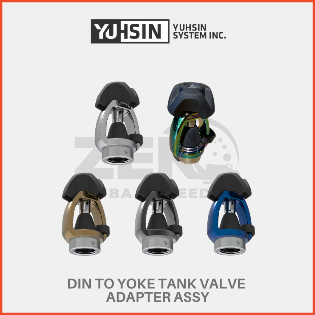 ZEN SCUBA YUHSIN Din to Yoke Regulator First stage Adapter Assy for Scuba Diving | Shopee Malaysia