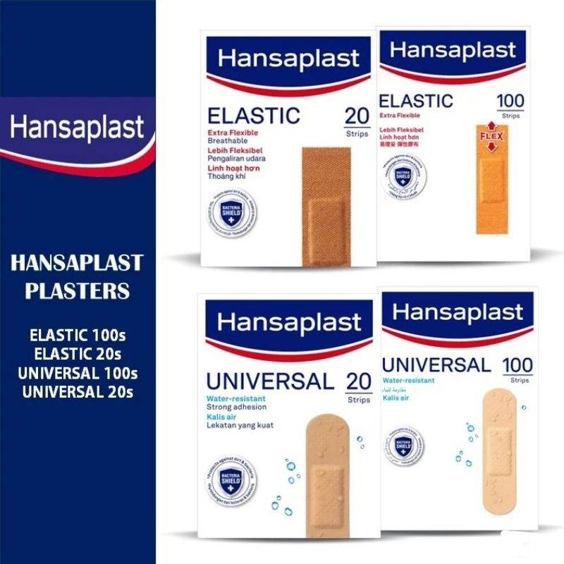 Hansaplast (Elastic/Universal) Plasters 20s - 100s | Shopee Malaysia