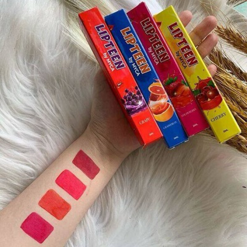 MYCA LIPTINT || FRUIT VERSION 4 COLOUR 💯ORIGINAL HQ | Shopee Malaysia