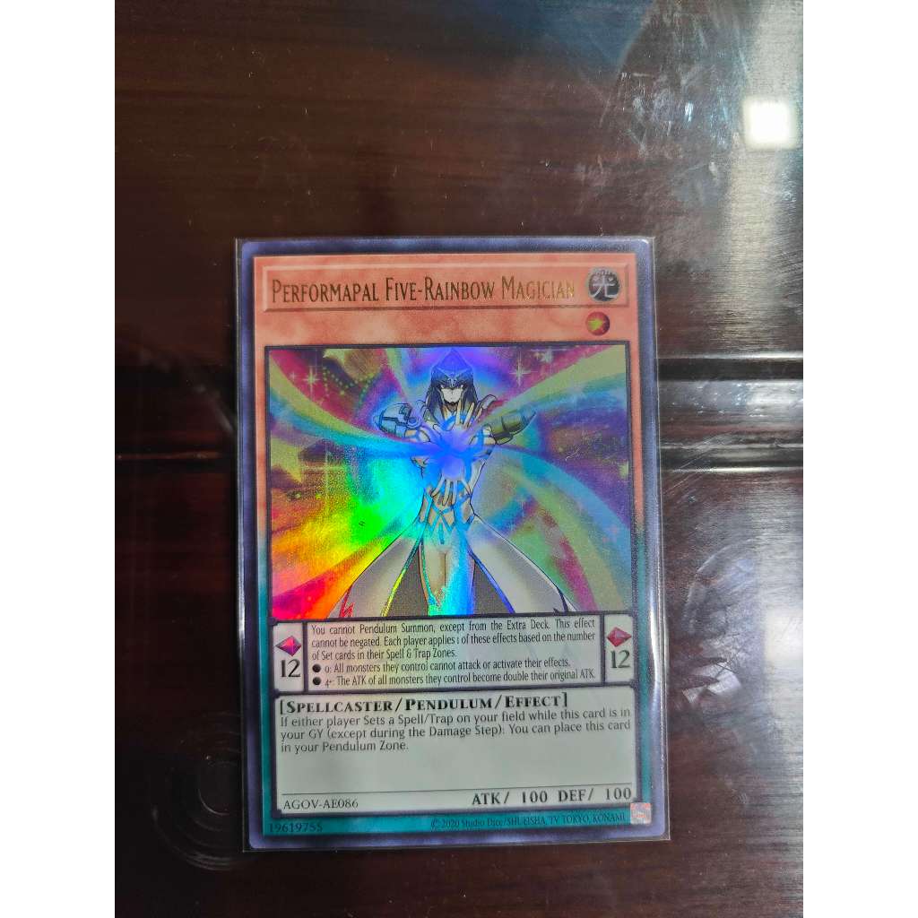 Yugioh : AGOV-AE086 Performapal Five-Rainbow Magician (Ultra Rare) | Shopee Malaysia