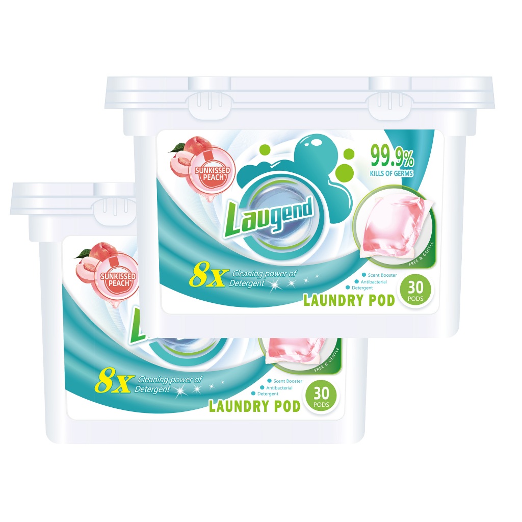 Laugend 6-Box Bundle Laundry Pod 180 pods Laundry Detergent Laundry Gel ...