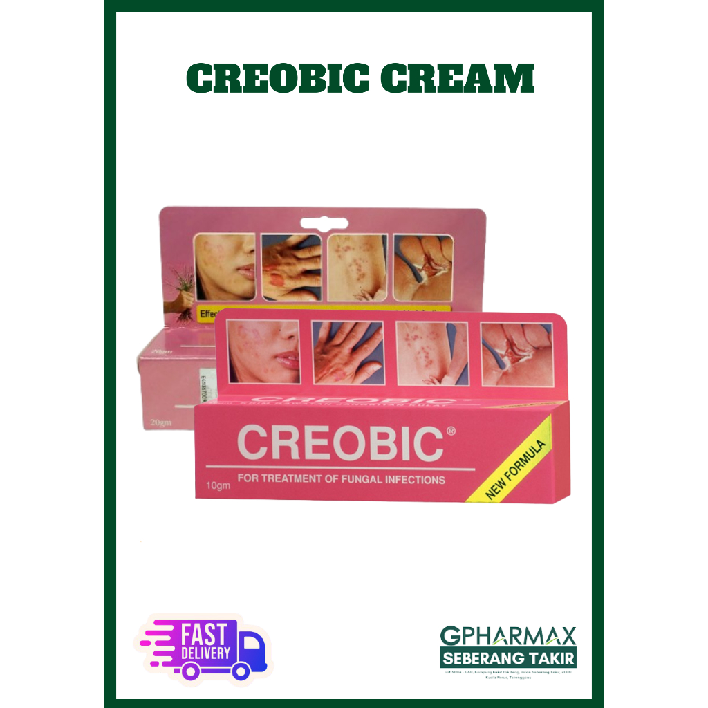 Creobic Cream For Fungal Infections 20gm & 10gm | Shopee Malaysia