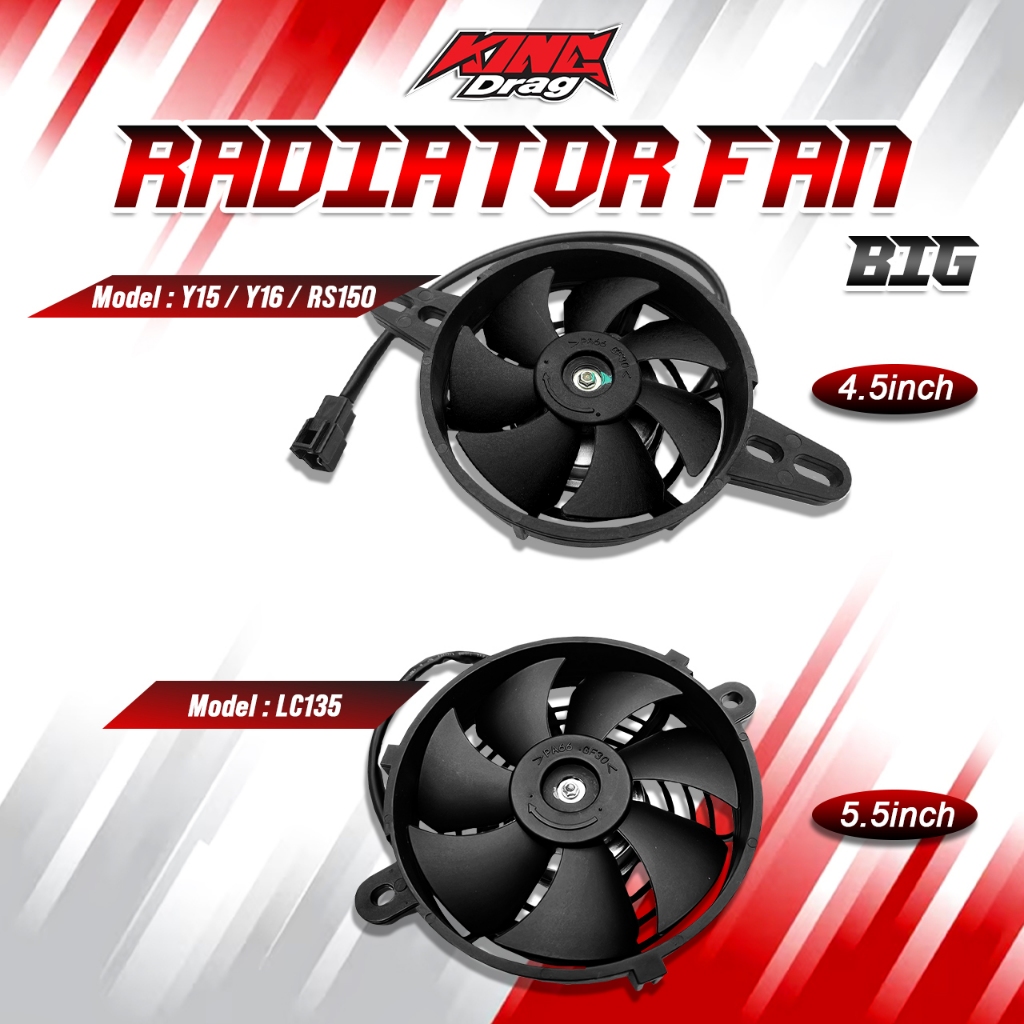 YAMAHA Y15 Y16 LC 135 RS 150 Y15ZR LC135 RADIATOR FAN BIG FAN FANS ...