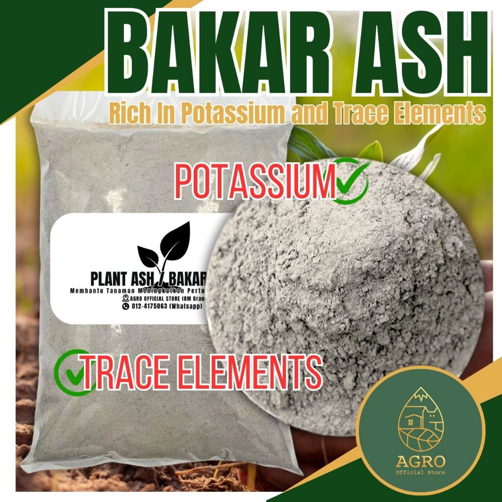 Agro Sekam padi bakar halus /Plant Ash / Abu tanaman / Bakar Ash ...