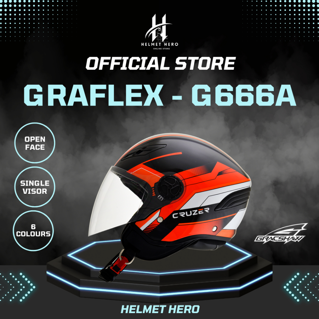 (NEW) 100% ORIGINAL | SIRIM Approved | Gracshaw Graflex G666A [Half ...