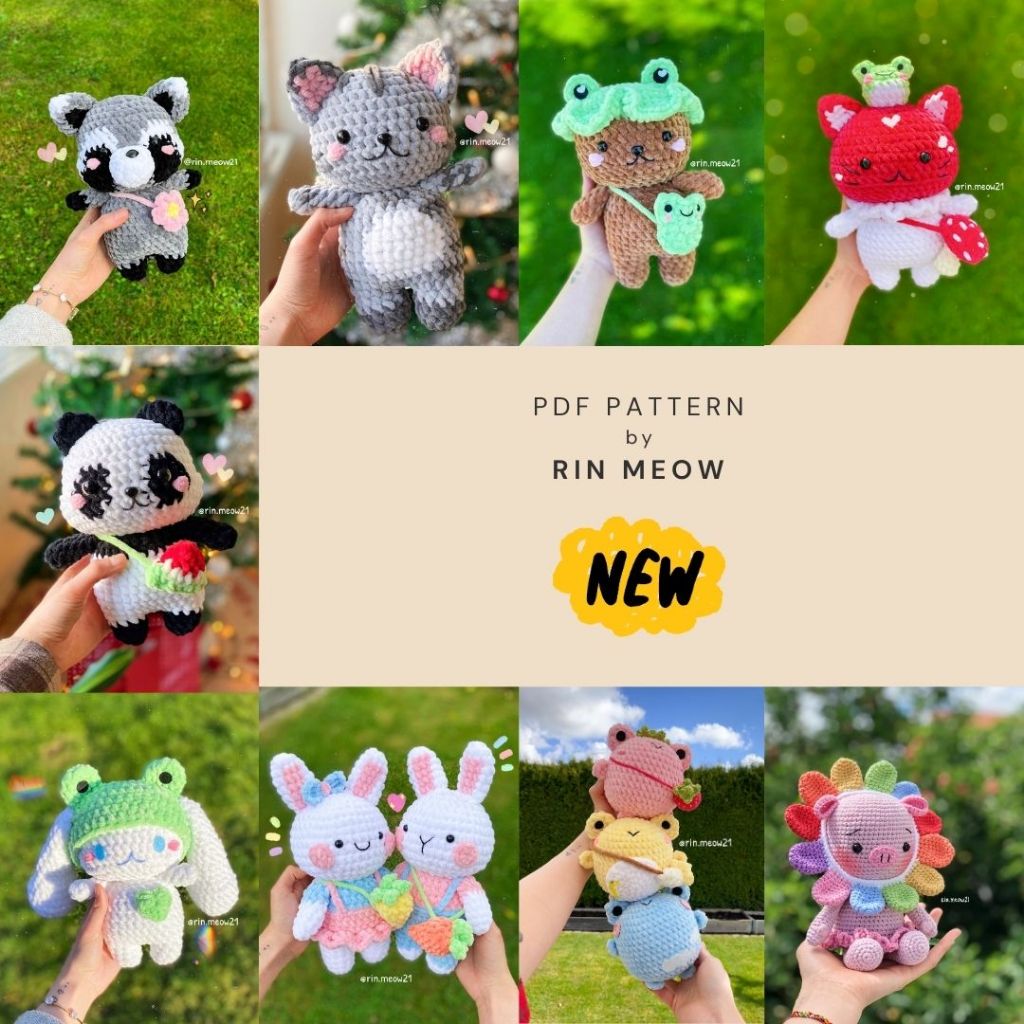 【PDF E-Book】【NOT SELLING DOLL】RMeow Plushie Doll Pattern | Shopee Malaysia