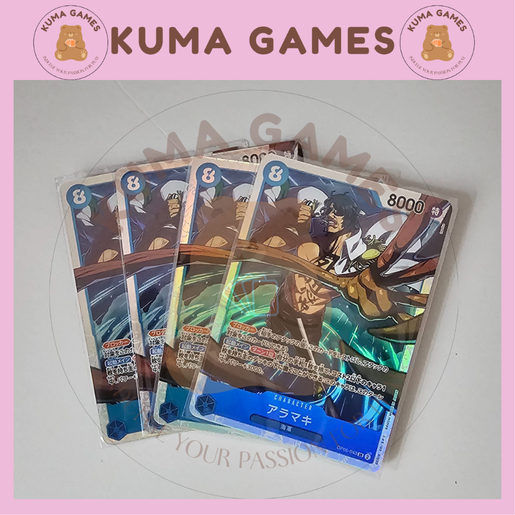 One Piece Card Game OP06-043 Aramaki SR Single or Blue Playset | Shopee Malaysia