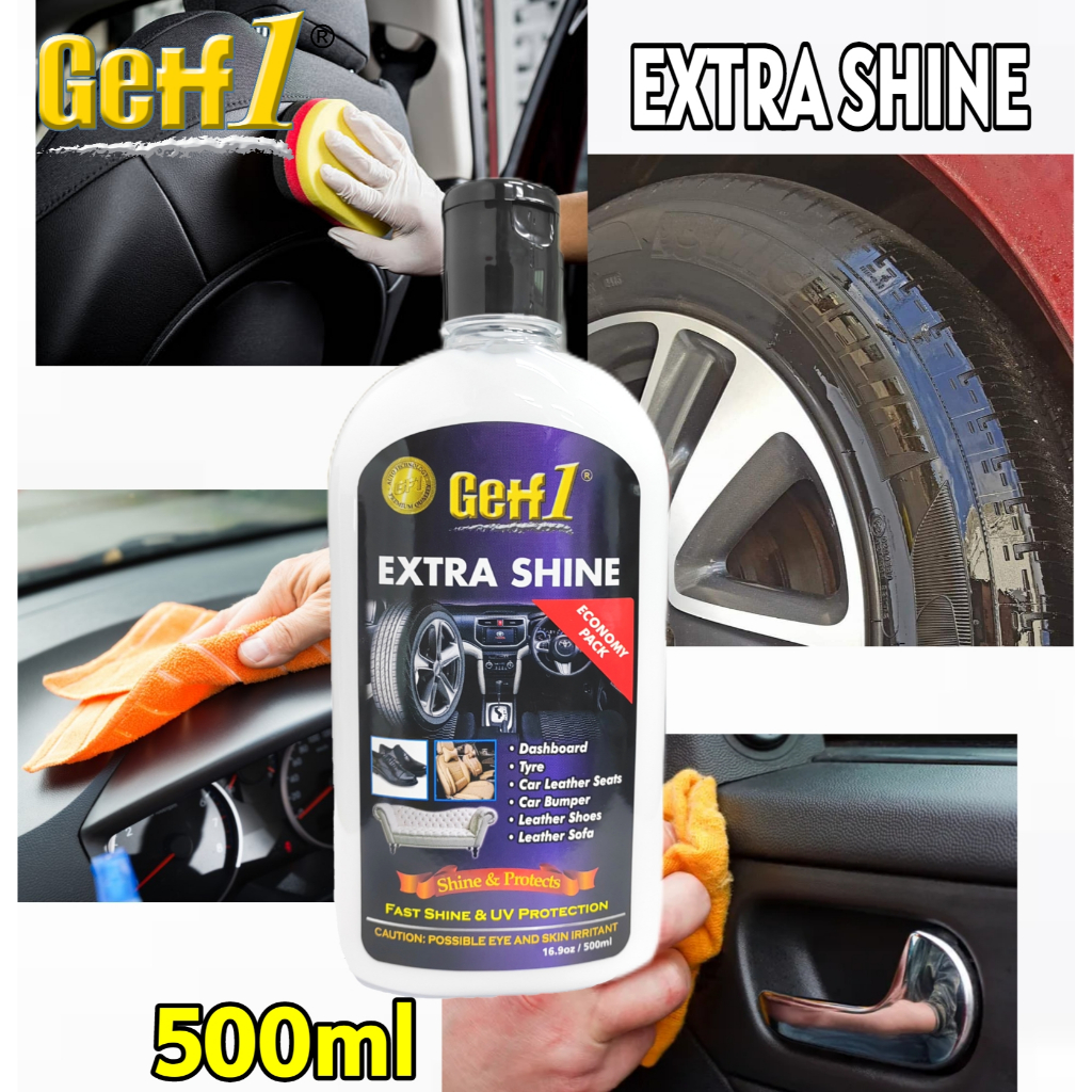 GETF1 Extra Shine 500ml Multi Shine interior care leather shine leather ...