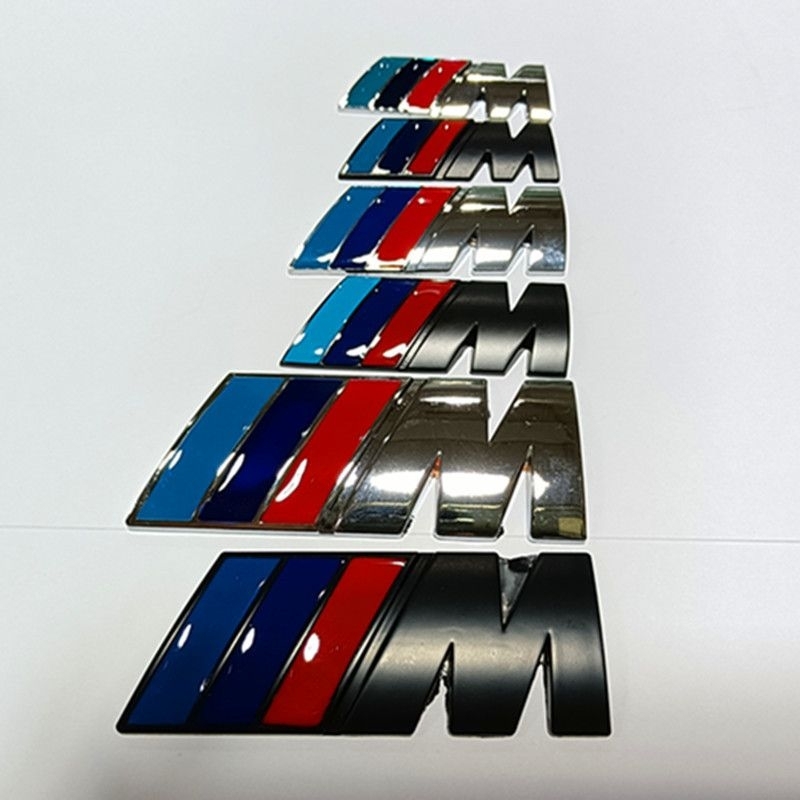 BMW M Sports Car Sticker 3D Logo Car Body side Sticker Rear Trunk Badge ...