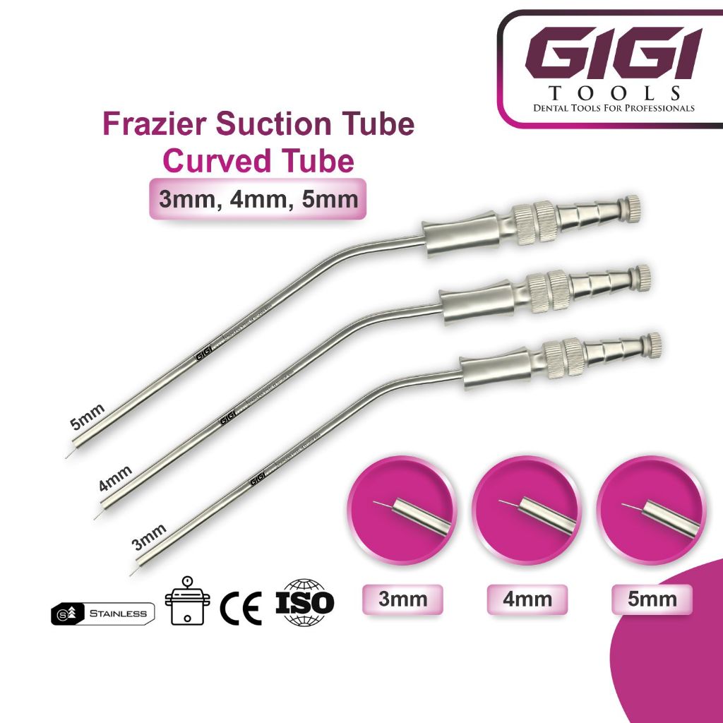 GIGI Tools Dental Aspirator Ferguson Frazier Suction Tube Stainless ...