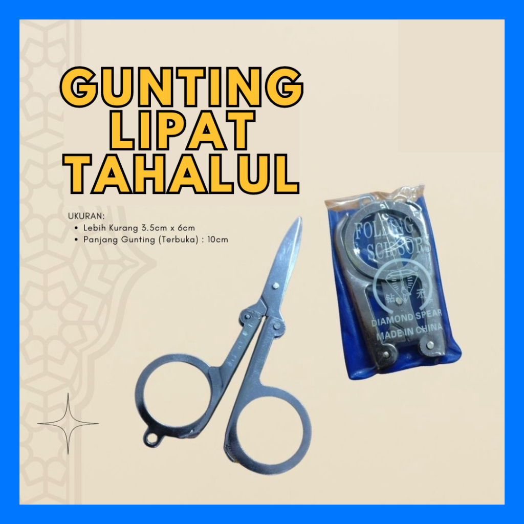 Gunting Kecil | Gunting Lipat Untuk Tahalul | Shopee Malaysia