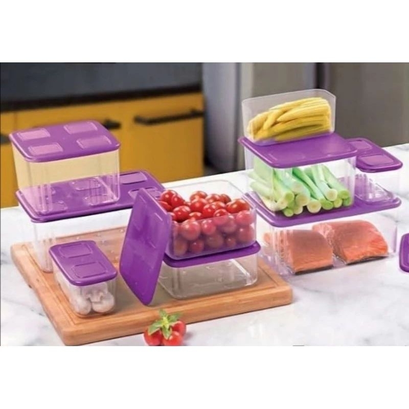 Tupperware Rectangular Clearmates Set (5pcs) | Shopee Malaysia