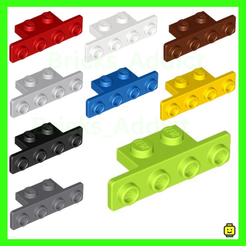 LEGO PARTS 2436b Bracket 1x2 - 1x4 with Rounded Corners Assorted ...