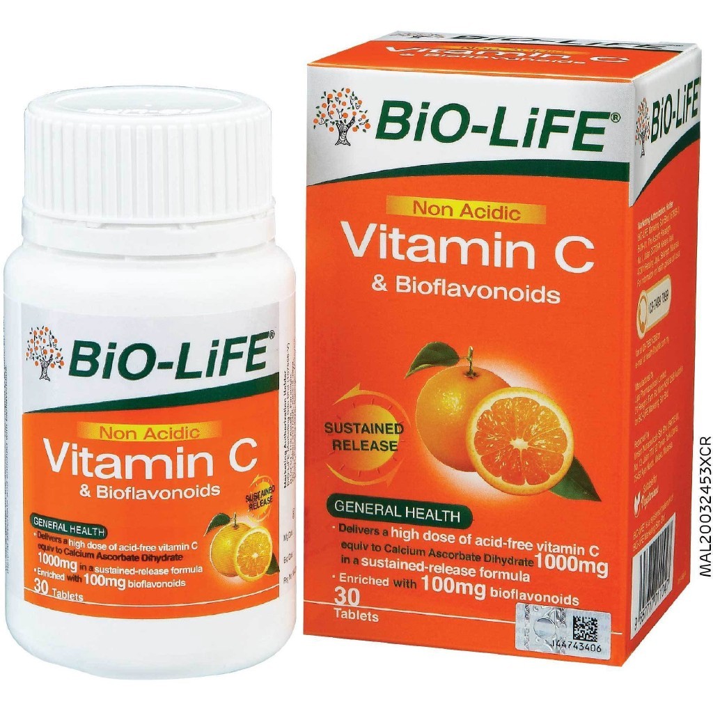 BioLife BL Non-Acidic Vitamin C & Bioflavonoids 30's | Shopee Malaysia