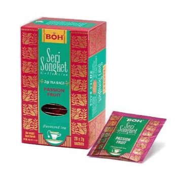 BOH Seri Songket Passion Fruit Black Tea | 宝乐 百香果风味红茶 2g x 20s | Shopee ...