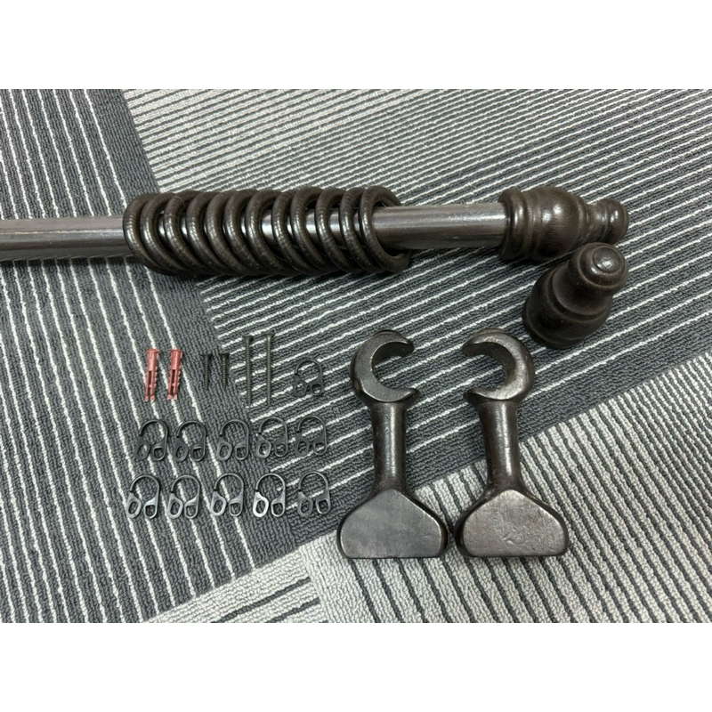 270cm (8.8feet) Wooden Curtain Rod Black Kayu Langsir Wholesale ...