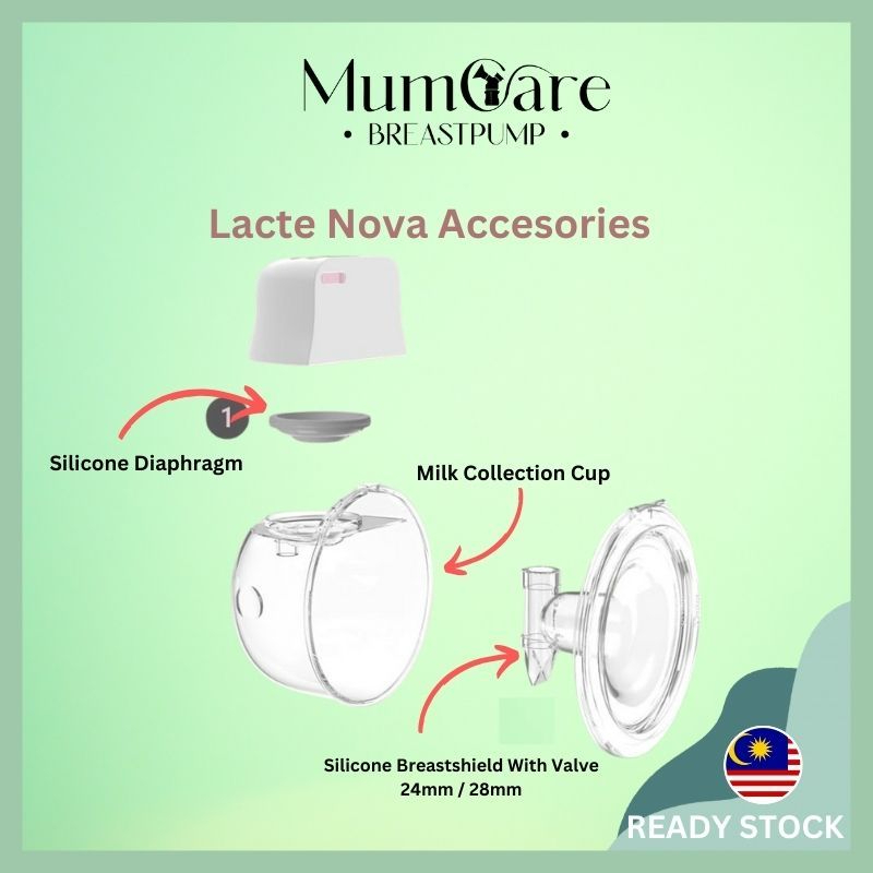 [READY STOCK] Lacte Nova Portable Electric Breast Pump Accessories ...