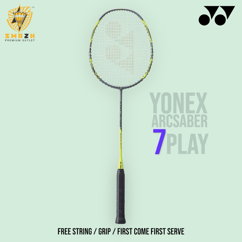 YONEX ArcSaber 7 Play 4U/G5 (Free String + Grip) | Shopee Malaysia