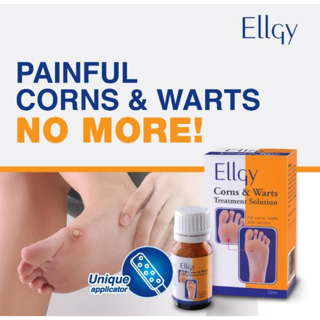 ELLGY CORNS & WARTS TREATMENT SOLUTION (10ML) | Shopee Malaysia